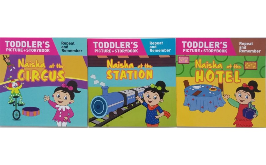 Naisha Series (Toddler's Picture Story Book) Complete Set of 3 Books ...