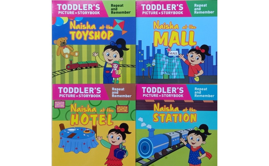 Naisha Series (Toddler's Picture Story Book) Complete Set of 4 Books ...