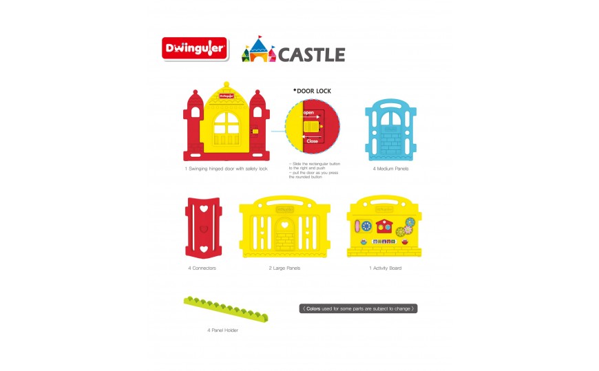 Buy Dwinguler Castle Rainbow Playpen online at KidsKouch India